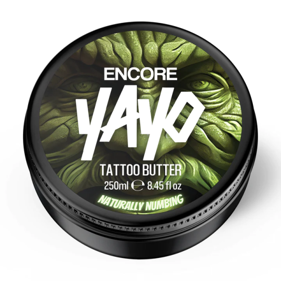 YAYO ENCORE NATURALLY NUMBING TATTOO BUTTER 250ML– Ink Stop