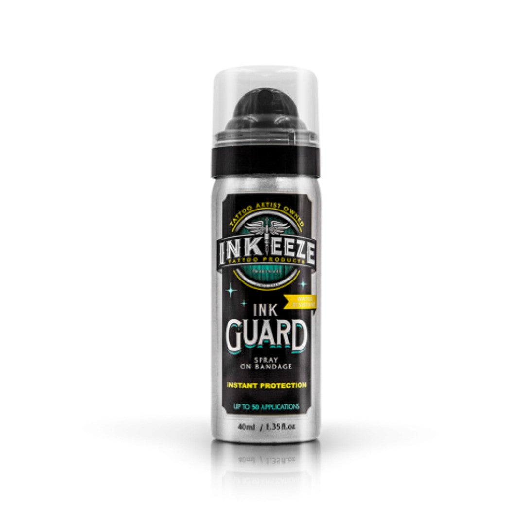 INKEEZE INK GUARD SPRAY ON BANDAGE | Ink Stop
