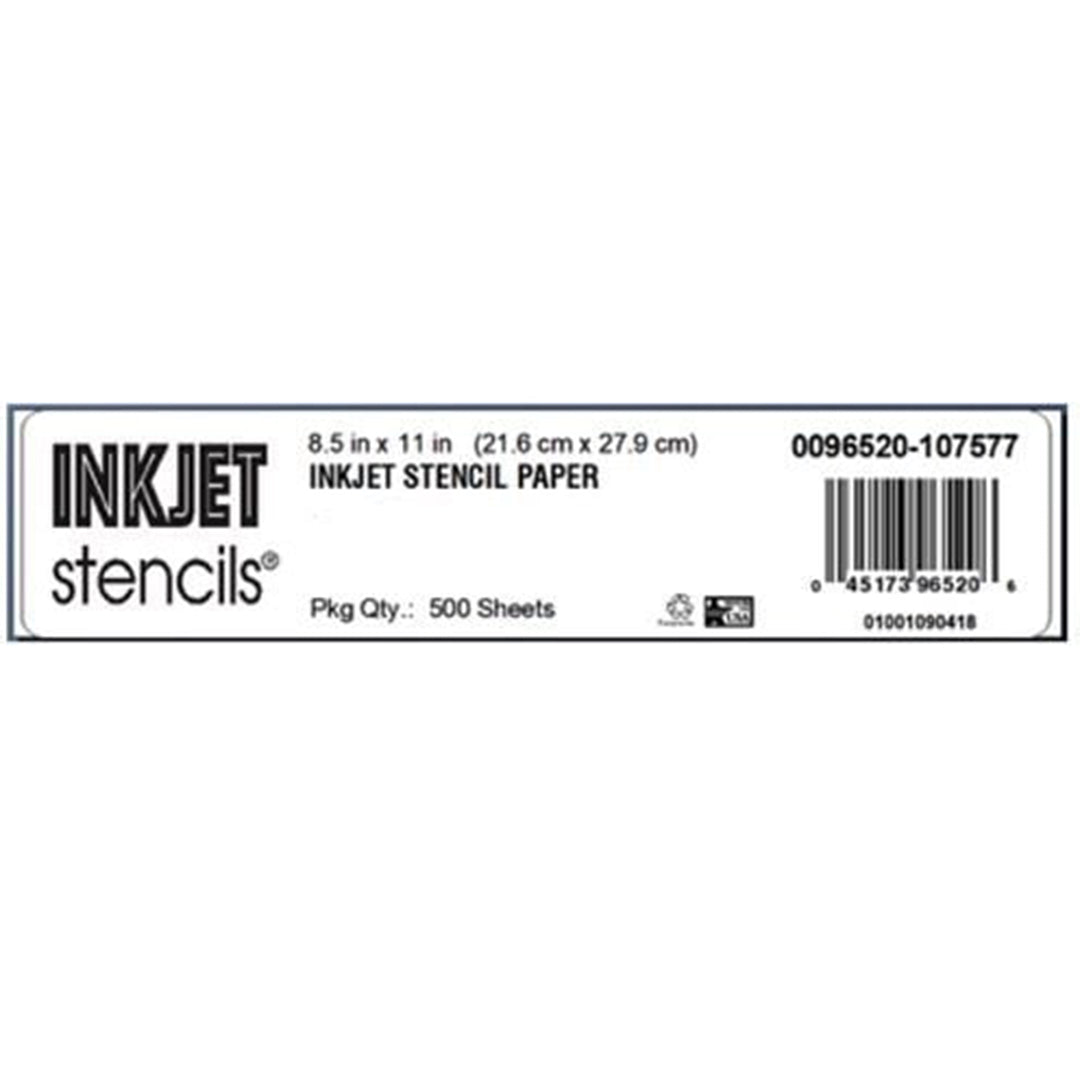 INKJET STENCIL PAPER 8.5 X11" (A4) 500 SHEETS | Ink Stop
