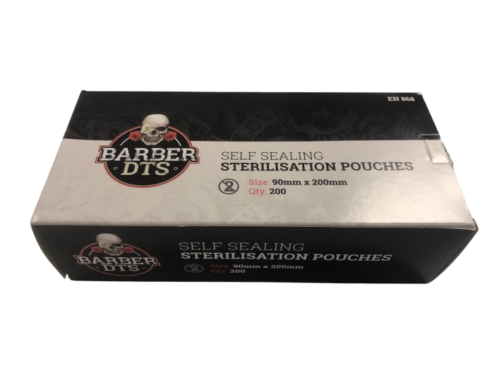 BARBER DTS S/S STERILISATION POUCHES | Ink Stop